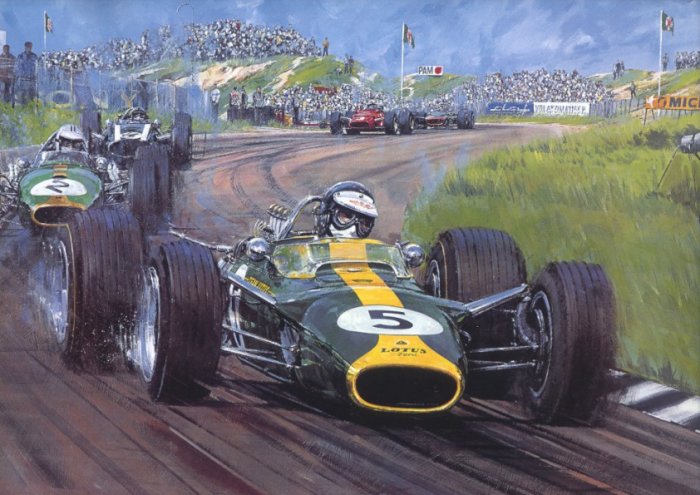 Jim Clark | World Championship | Framed Wall Art Print