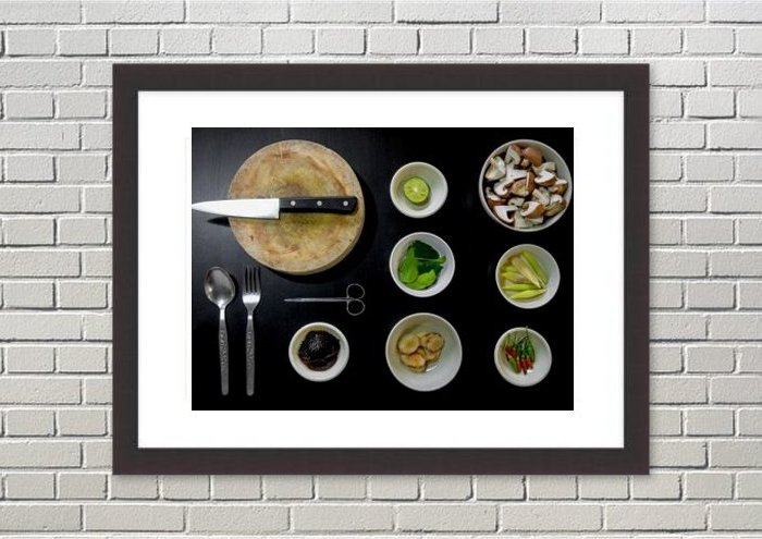 Vegetarian Kitchen Food | Framed Prints