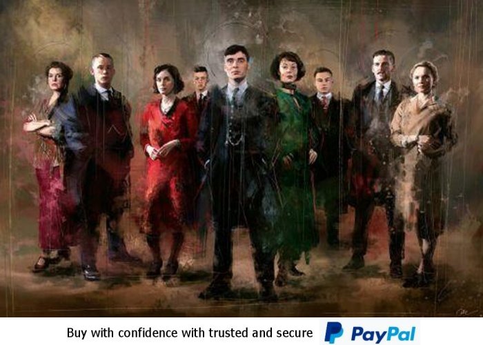 Framed Wall Art Pints | Peaky Blinders Framed Prints | Wall Art Prints