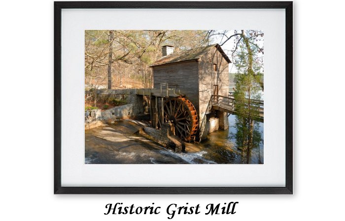 Historic Grist Mill | Wall Art Framed Print