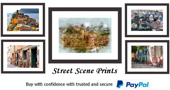Framed Wall Art Prints | Street Scenes Framed Prints